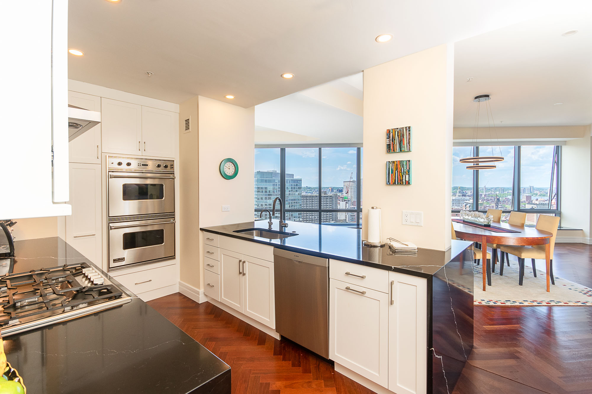 Great View for This Boston Kitchen!